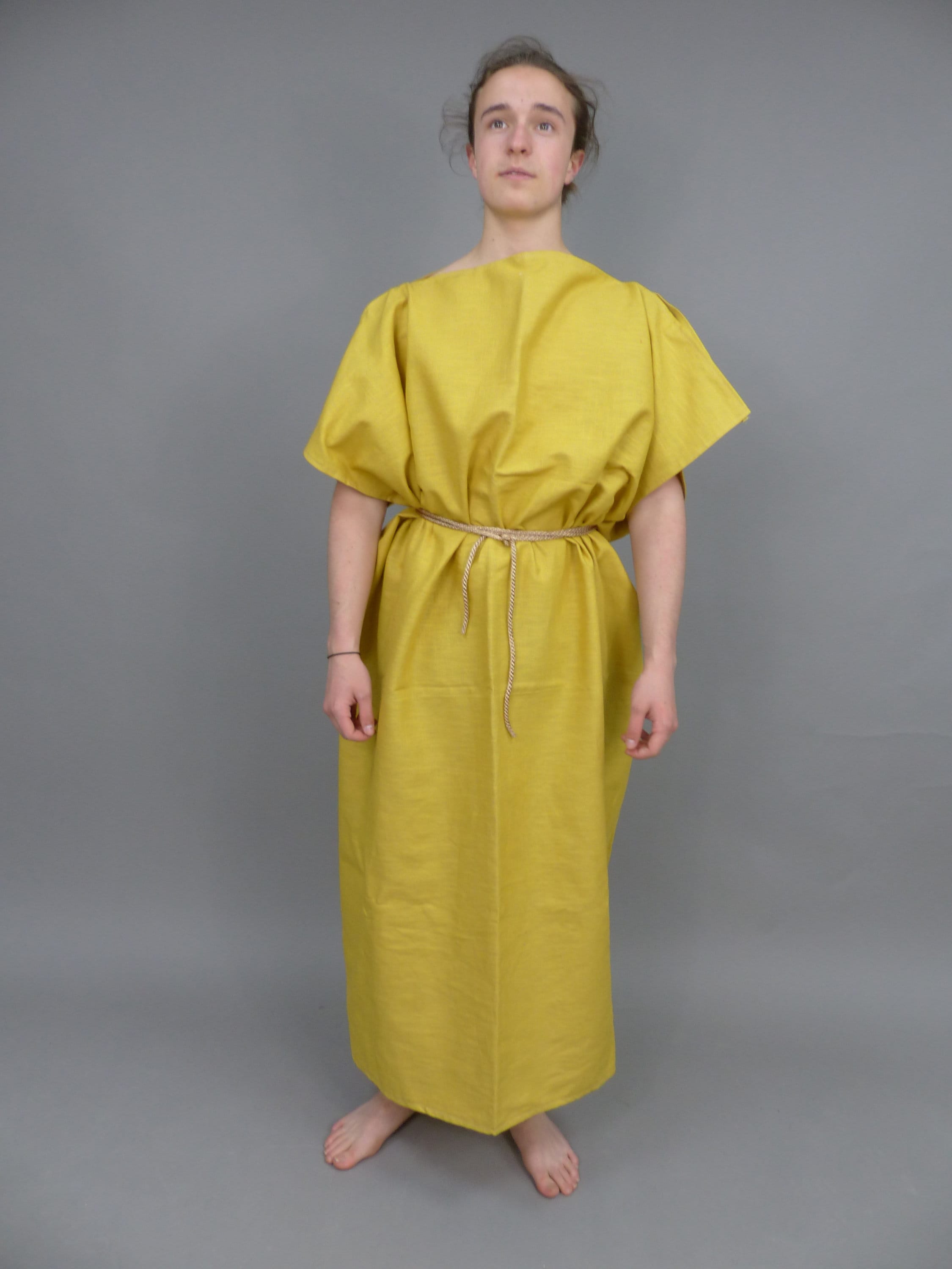 Coloured Linen Unisex Greek Tunic Historical Costume Ancient - Etsy UK