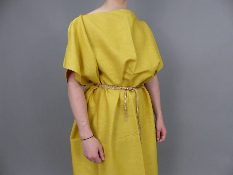 Coloured Linen Unisex Greek Tunic Historical Costume Ancient Greece - Etsy