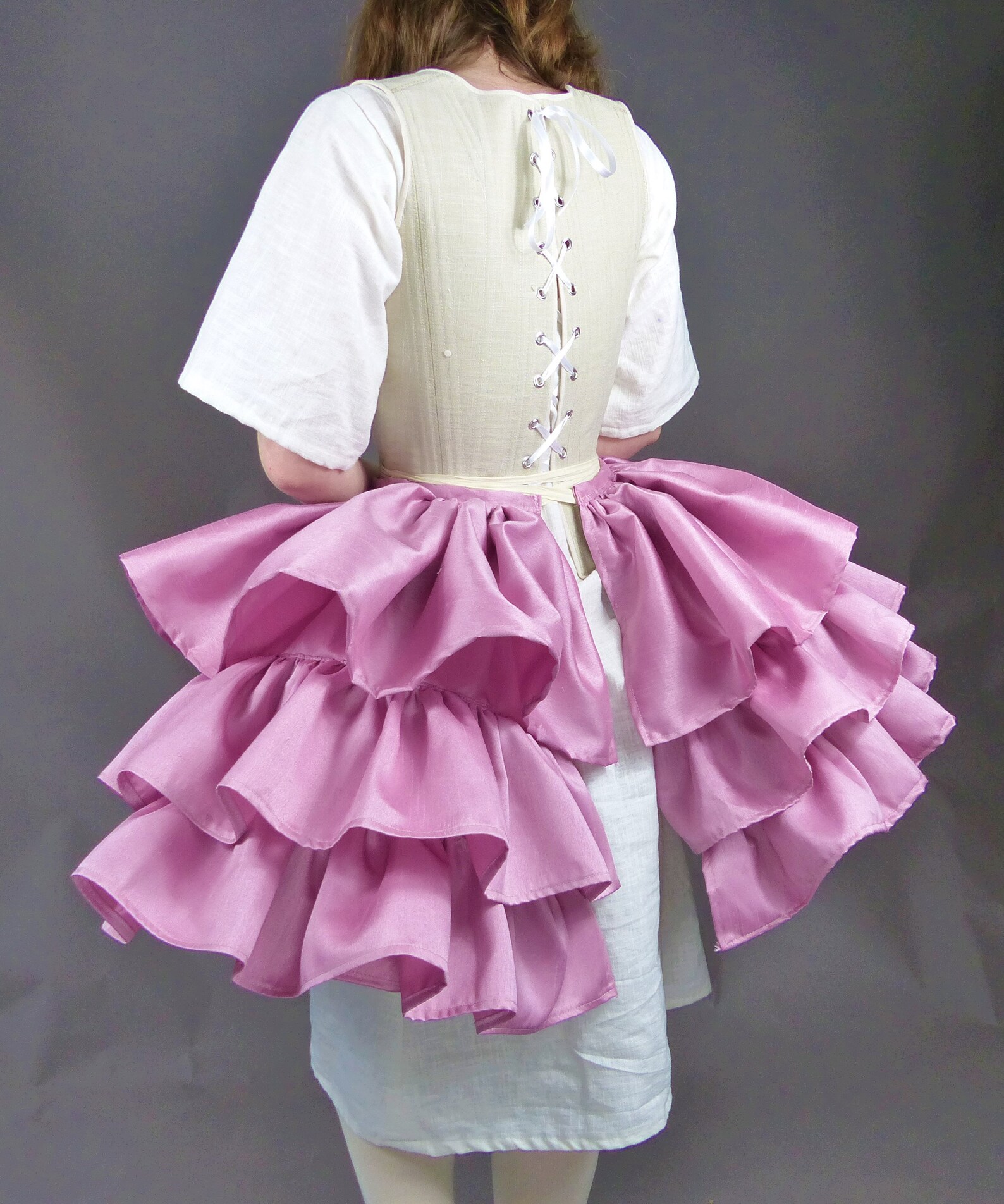 Ruffle Rococo Side Panniers 18th Century Undergarment Support - Etsy