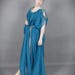 Ancient Greek Women Chiton Trim Decorative Tunic in Chiffon Goddess ...