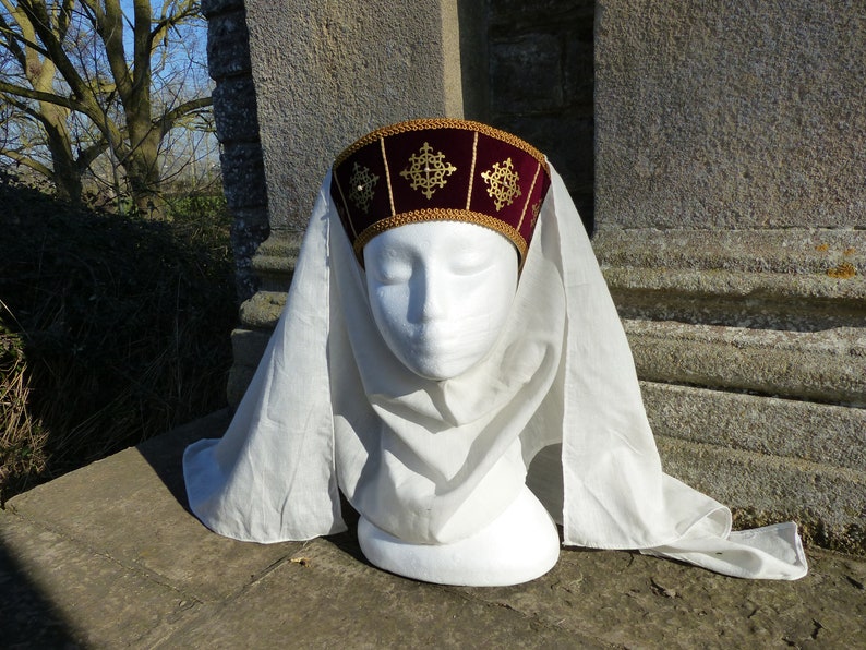 Medieval Torque Headdress Historic Costume Piece Historical Headwear ...