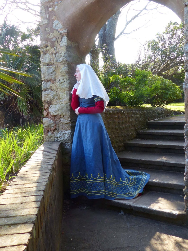 Custom Medieval Kirtle Dress and Under Dress for Historical Reenactment ...
