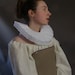 Satin Wide Ruffled Neck Ruff Tudor Inspired Historical Costume ...