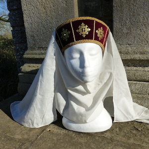 Medieval Torque Headdress Historic Costume Piece Historical Headwear ...