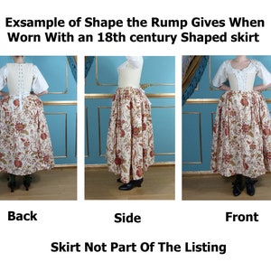 Linen 18th Century Segment Crescent Bum Roll / Hip Pad Undergarments ...