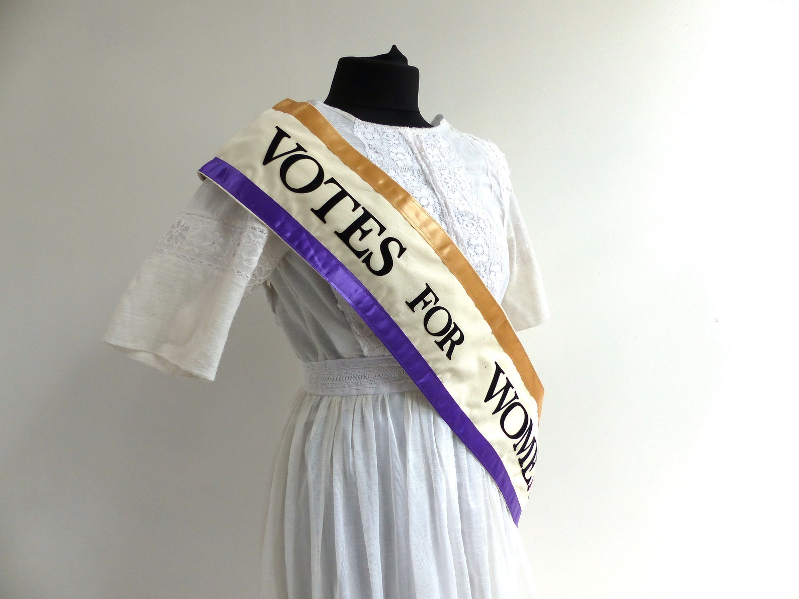 American Suffragette Protest Sash Votes of Women Edwardian | Etsy