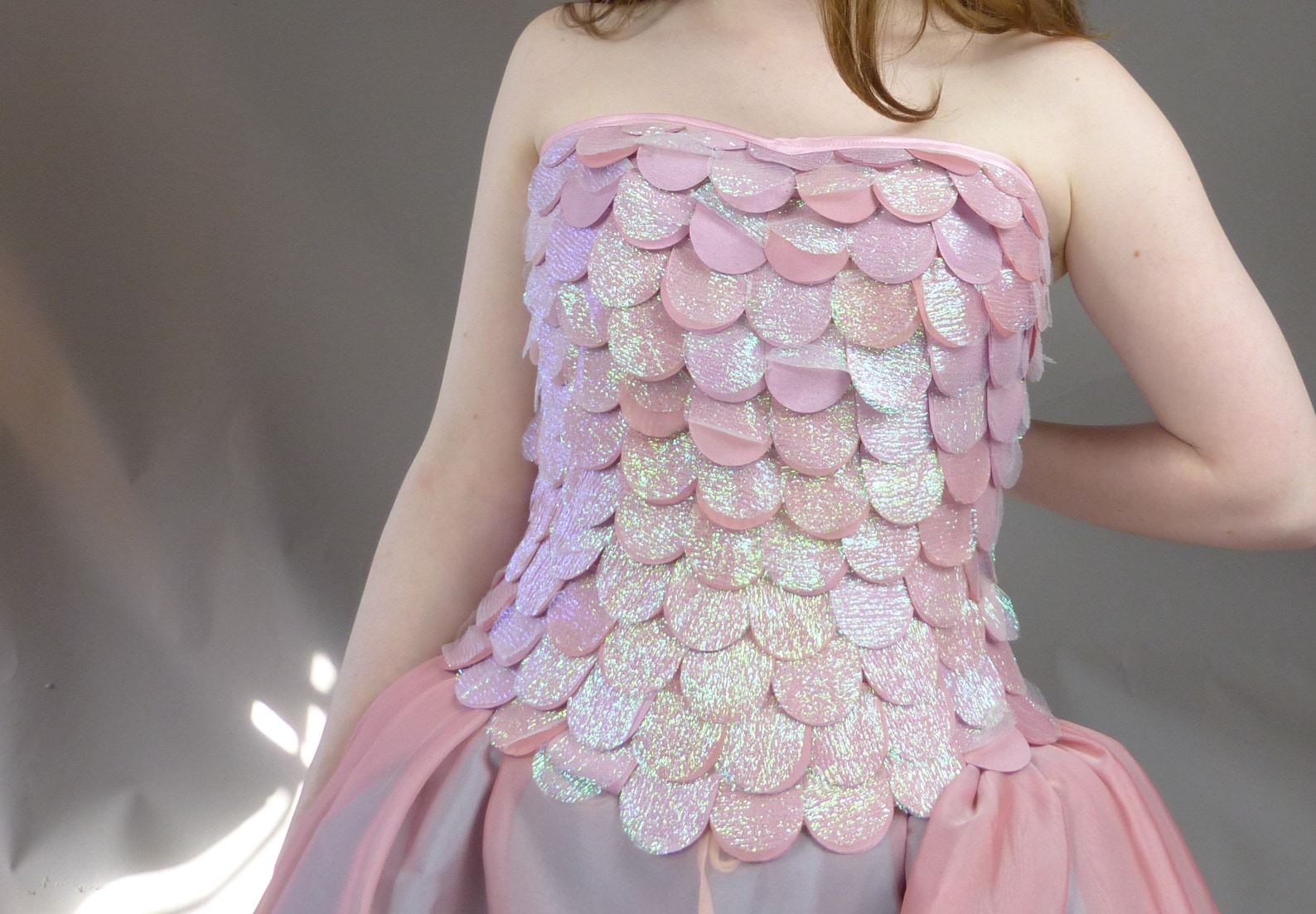 Iridescent Mermaid Scale Corset Fantasy Sea Themed Dress up Costume ...