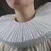 Satin Wide Ruffled Neck Ruff Tudor Inspired Historical Costume ...