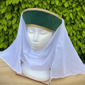 Medieval Torque Velvet Simple Headdress Historic Costume Piece Headwear ...