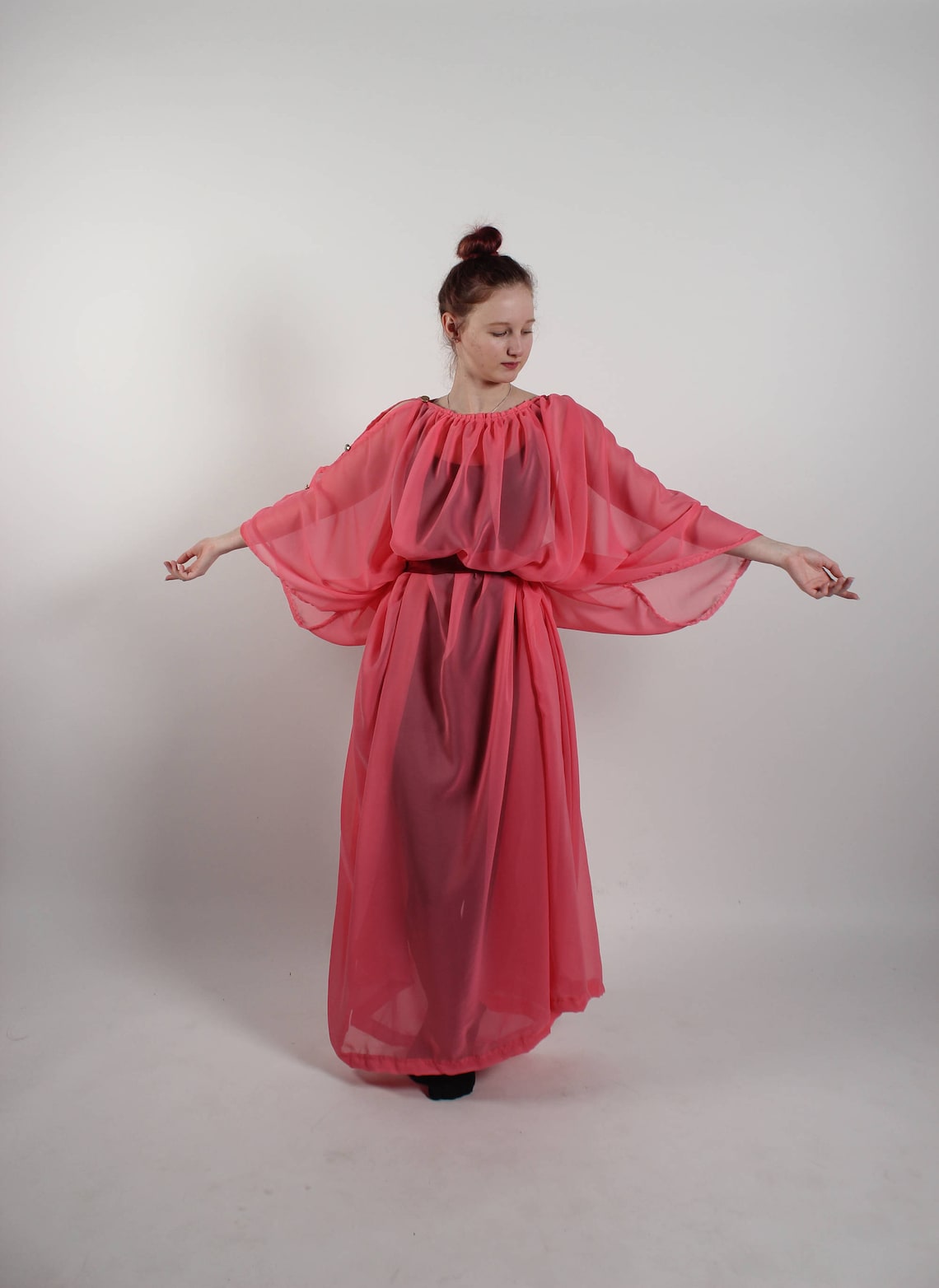 Ancient Greek Women Chiton Tunic in Chiffon - Etsy