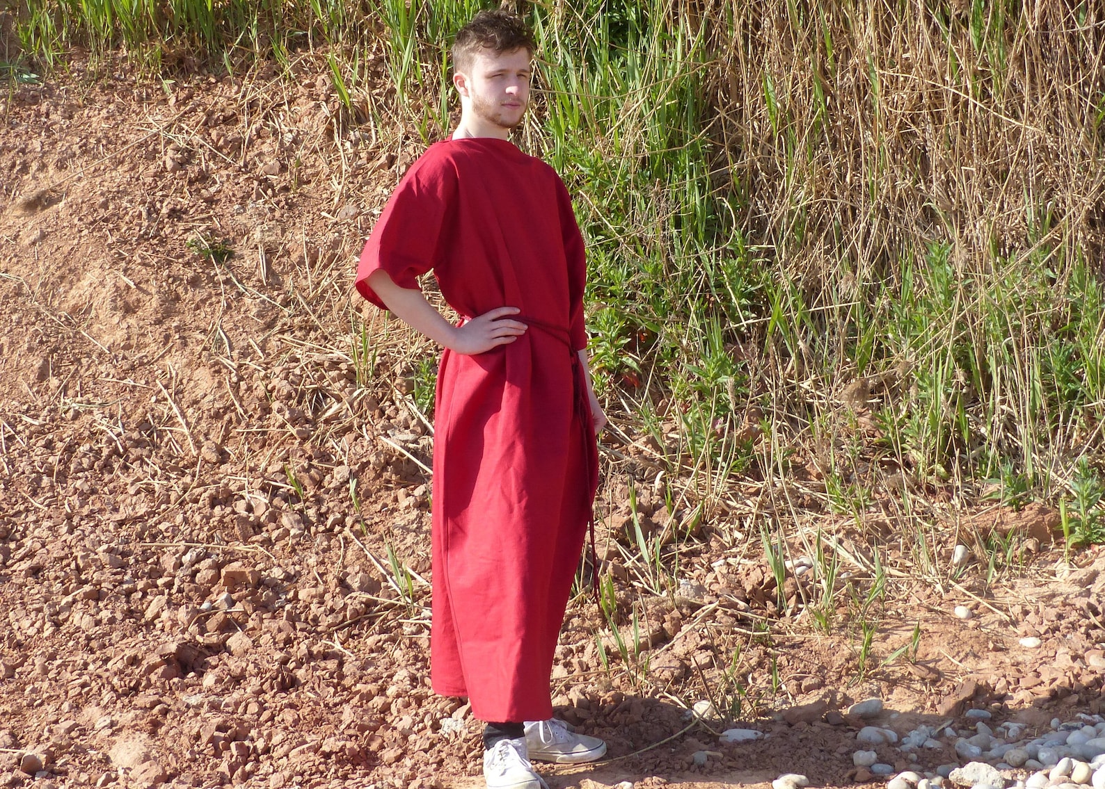 Coloured Linen Unisex Roman Tunic Historical Costume Ancient Rome - Etsy UK