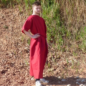 Coloured Linen Unisex Roman Tunic Historical Costume Ancient Rome - Etsy