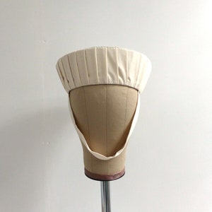 Medieval Peasants Cream Pleated Torque Costume Headdress - Etsy