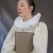 Satin Wide Ruffled Neck Ruff Tudor Inspired Historical Costume ...