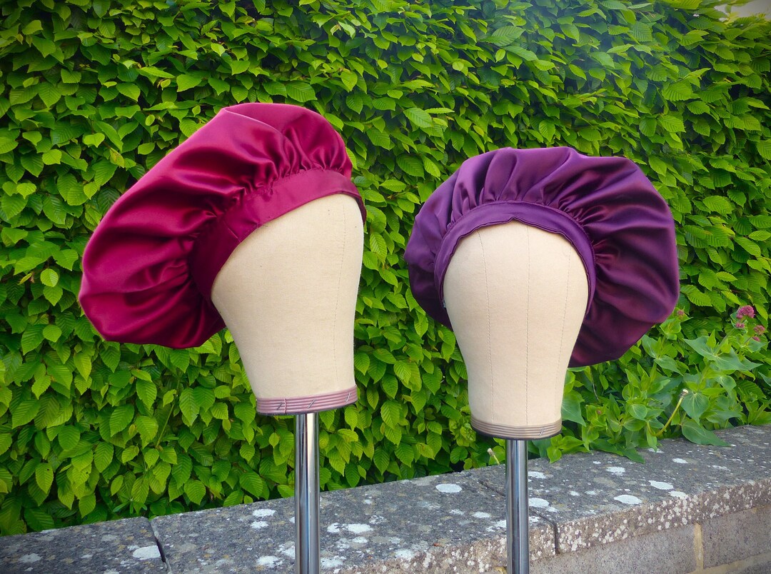 Plain Duchess Satin Renaissance Muffin Hat Historic Costume and ...