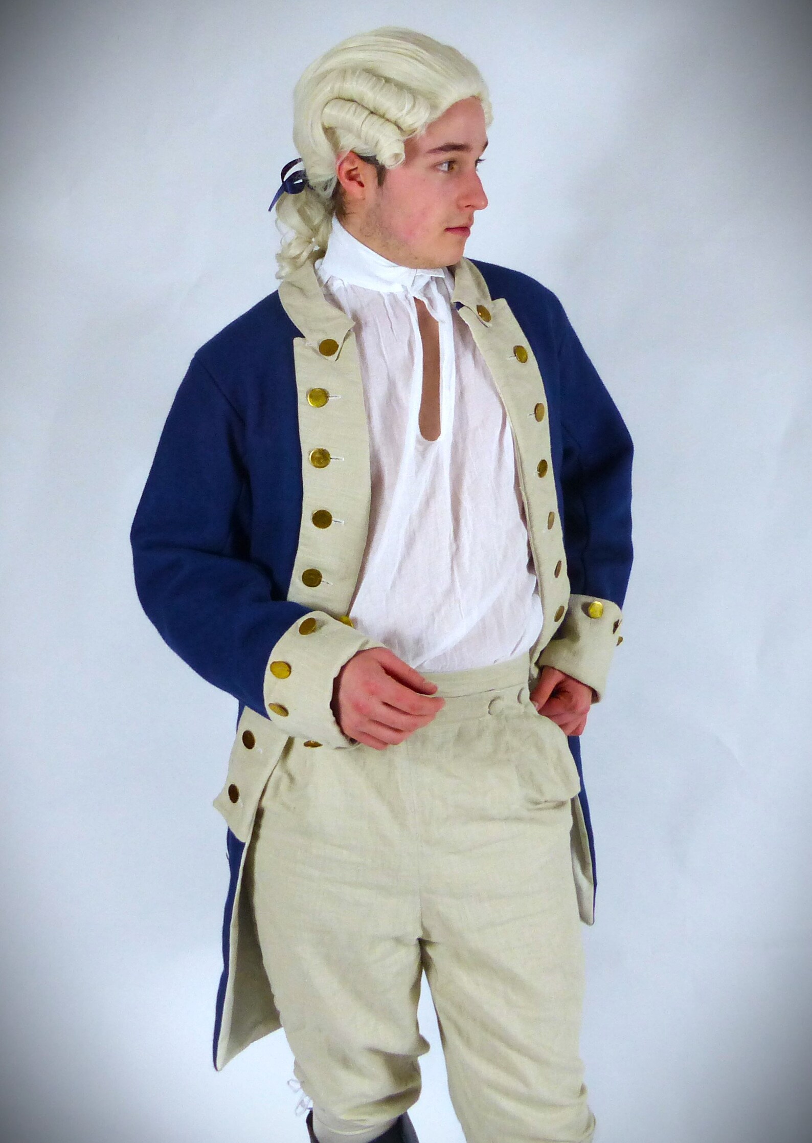 Hamilton Cosplay 18th Century Military Jacket Musical Costume ...