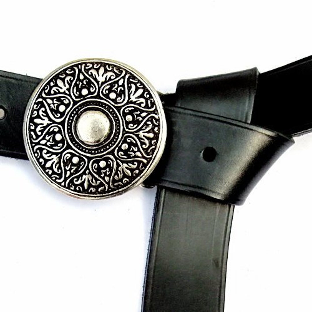 Larp-belt With Arabesque Buckle 10 La 4 AR: - Etsy