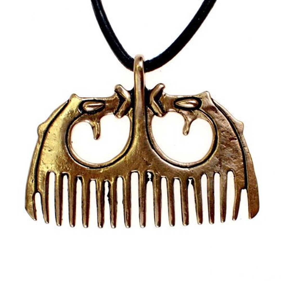 Viking Comb Pendant 0 Bartkamm/g1 C-2 - Etsy