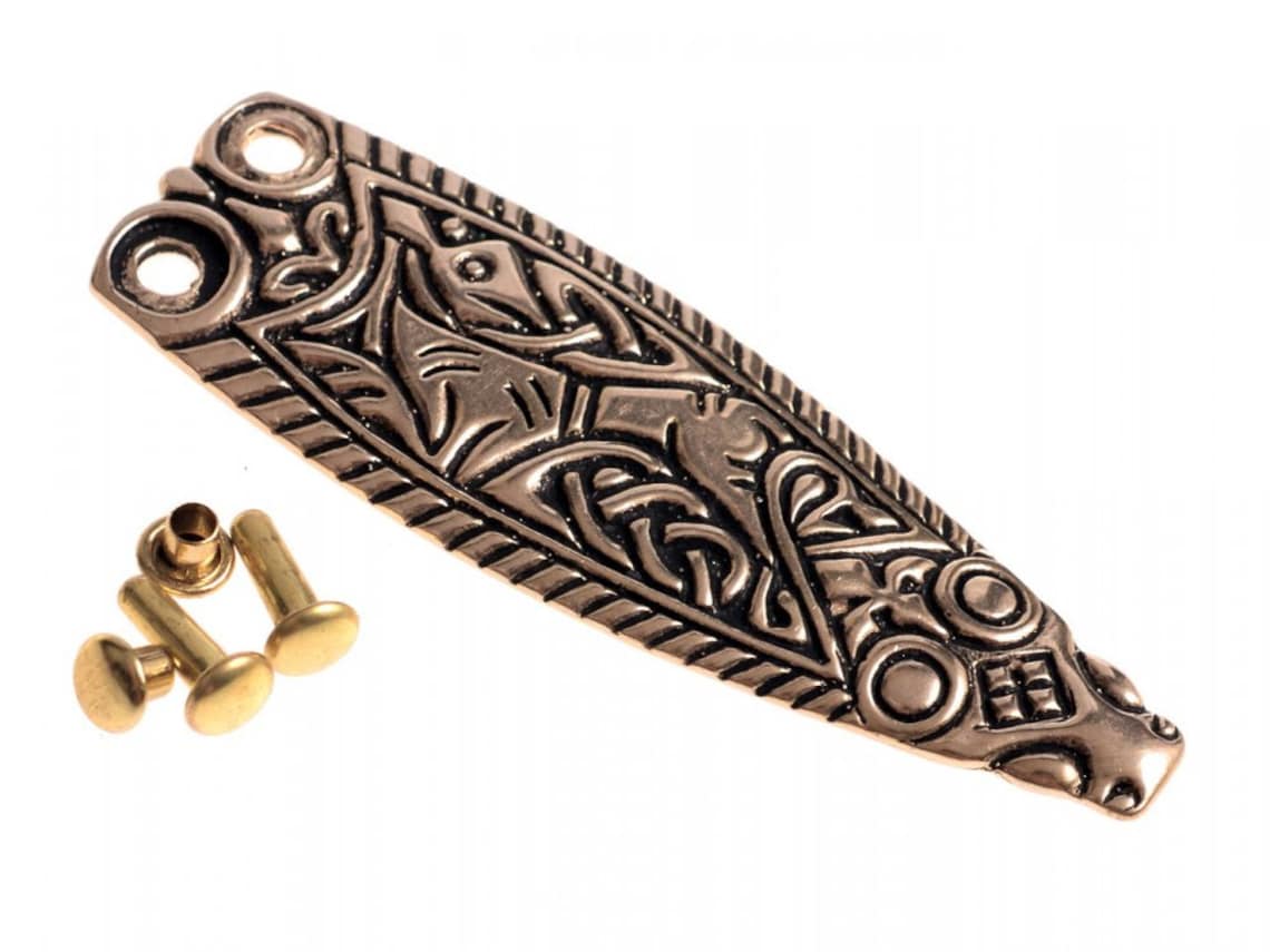 Anglo-saxon Strap End 2 Cm 09 End Trew 2 | Etsy