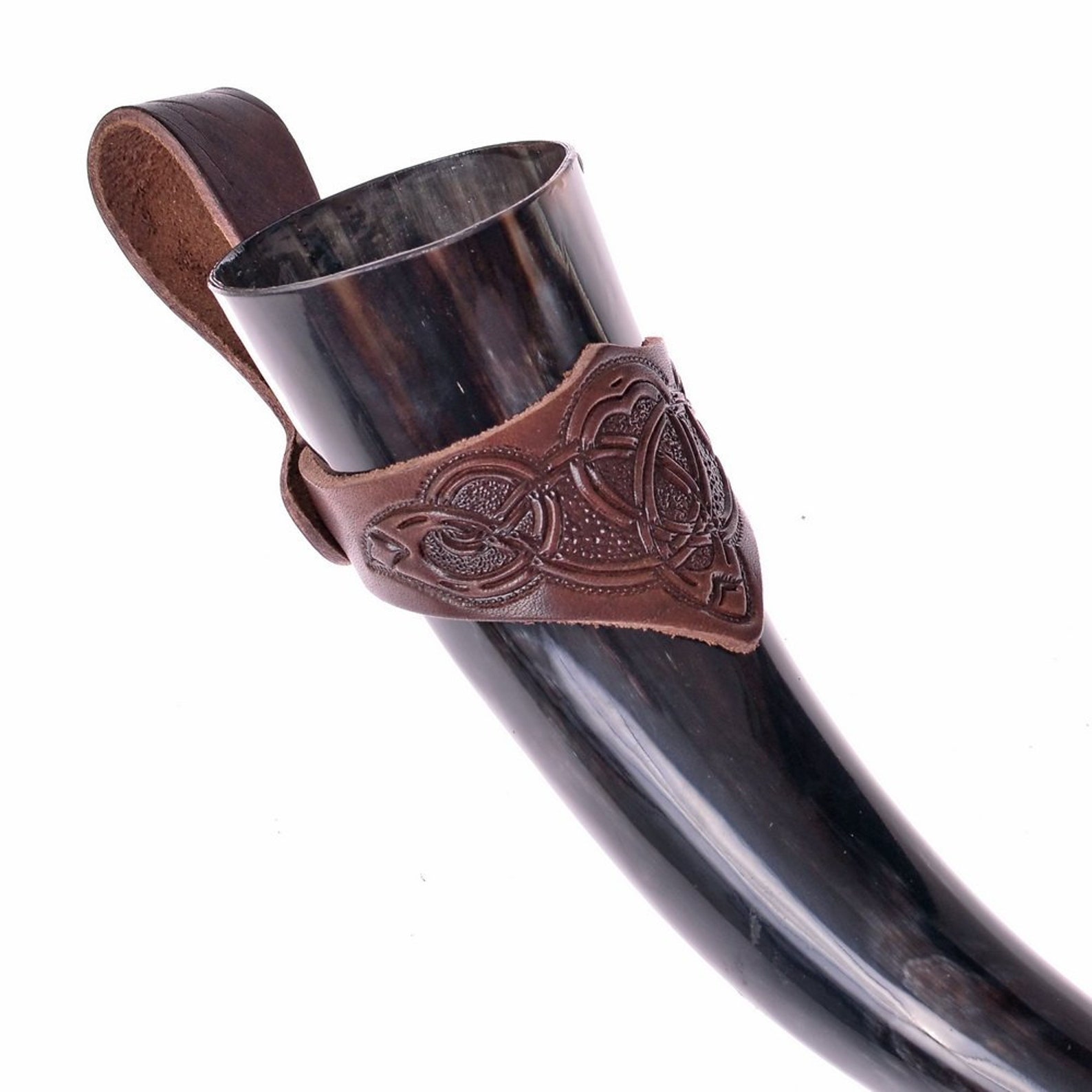 Horn with embossed holder Celtic 04 H-PR KK | Etsy