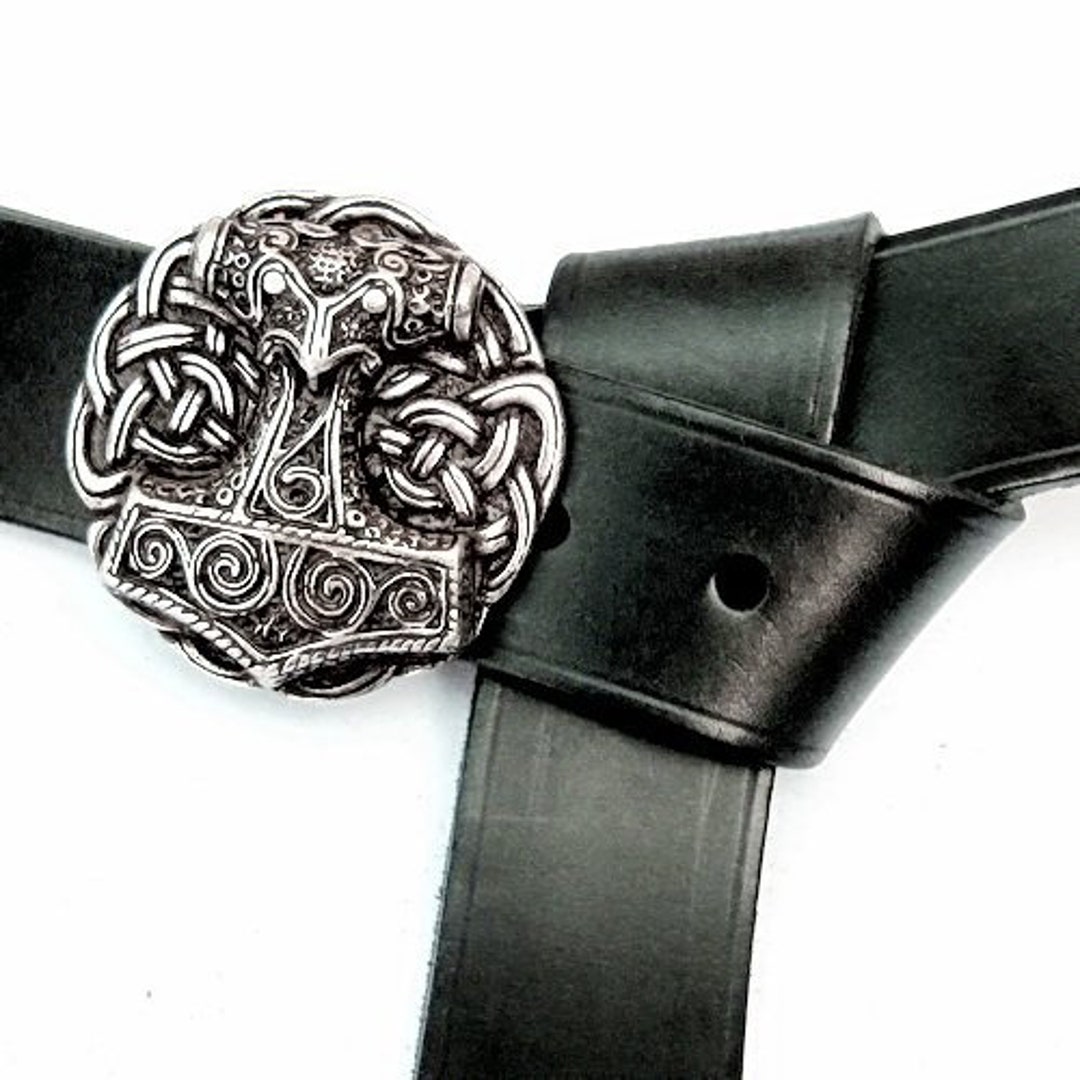 Larp-belt With Mjolnir-buckle 10 La 4 MJ: - Etsy