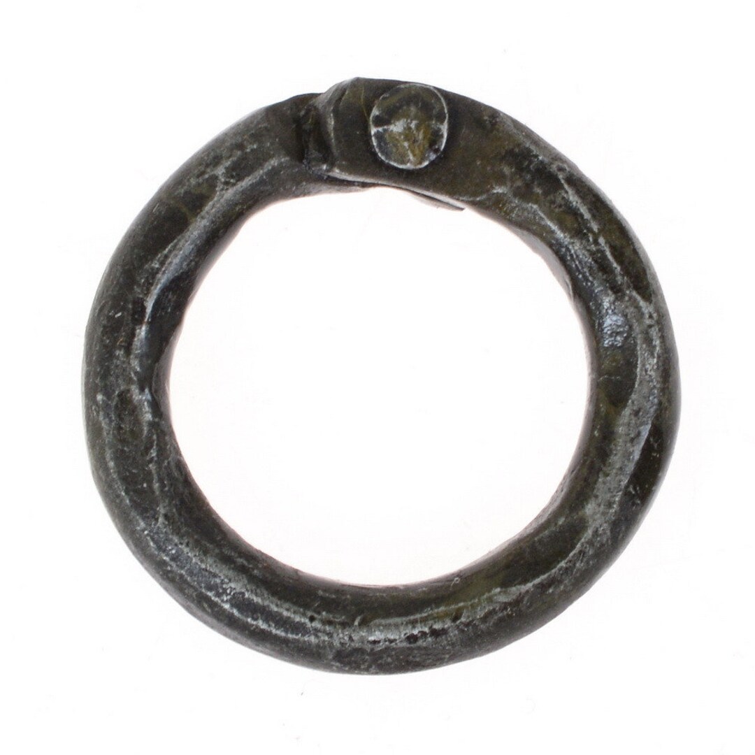 Hand-forged Iron Ring Small 16 Eis-ring 1 - Etsy