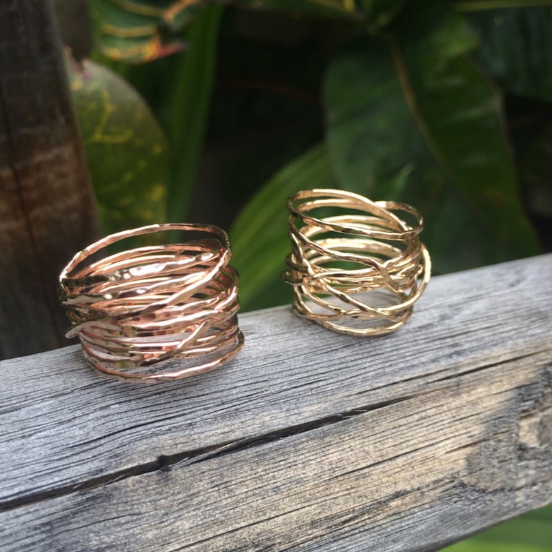 Wire Wrapped Ring - Etsy