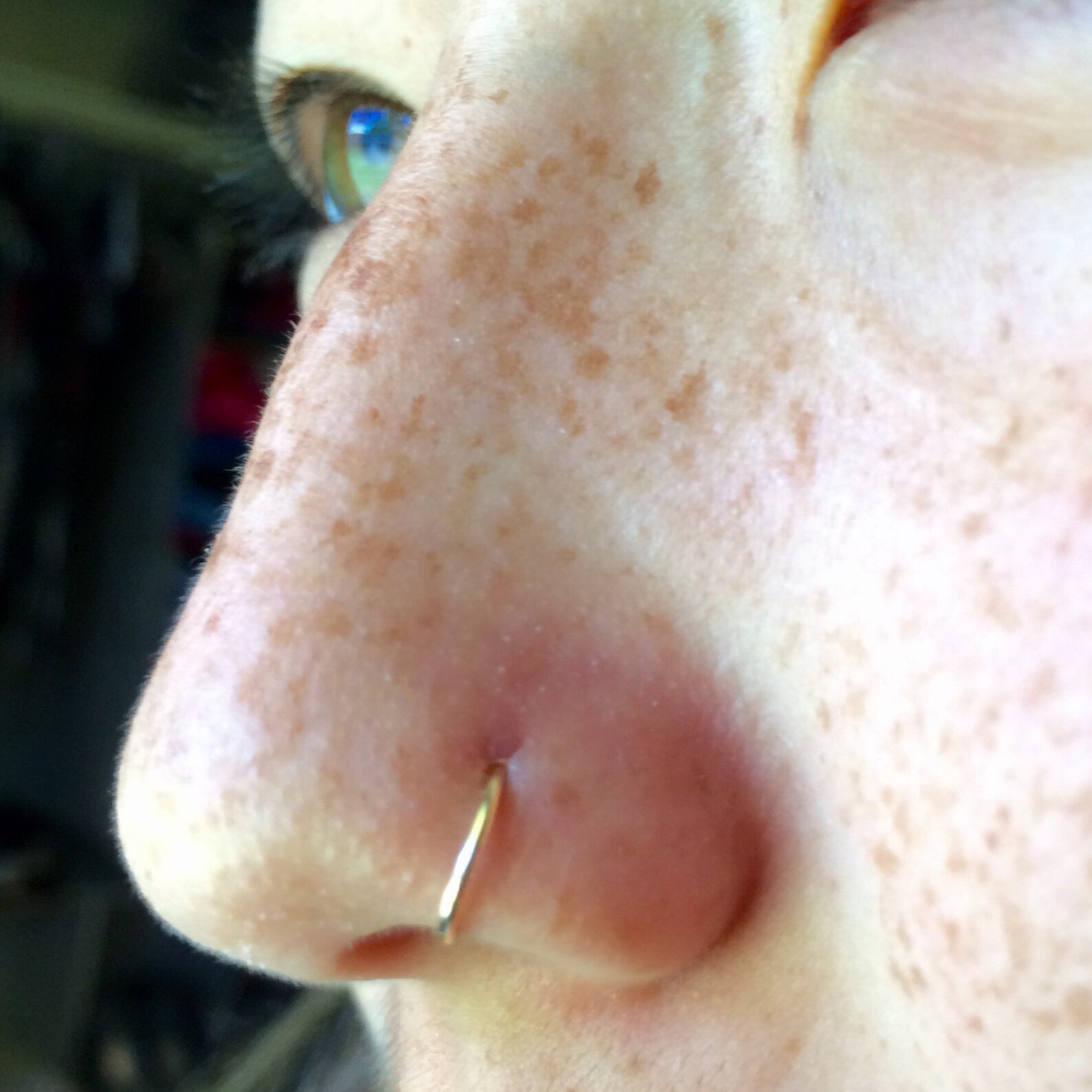 Cartilage Hoop Earring Nose Ring Minimalist Mini | Etsy