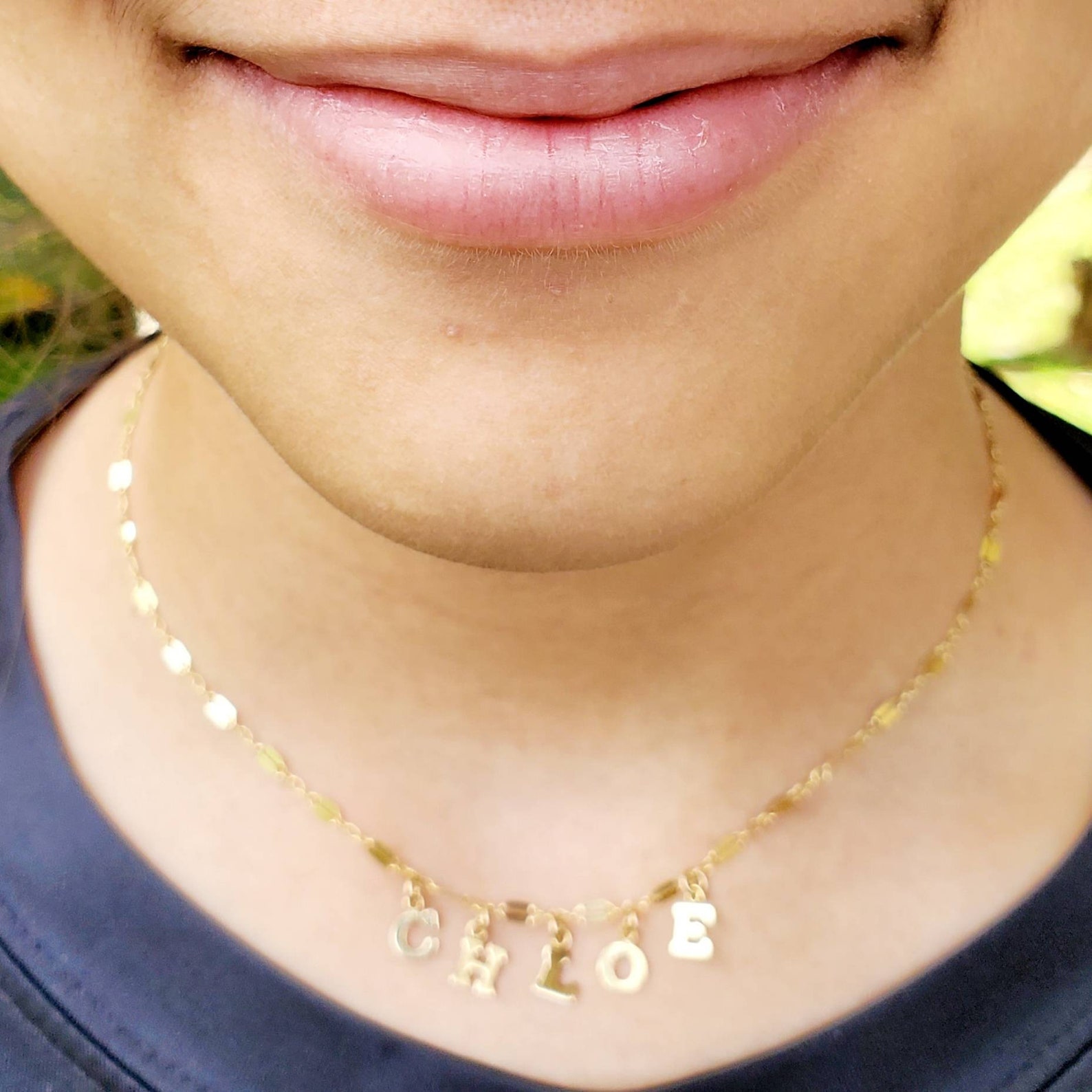 Darling Little Girl Choker Necklace Made From 14k Gold Filled - Etsy