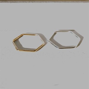 Hexagon Stack Rings - Thin Stack Hexagon Rings - Stacking Rings ...