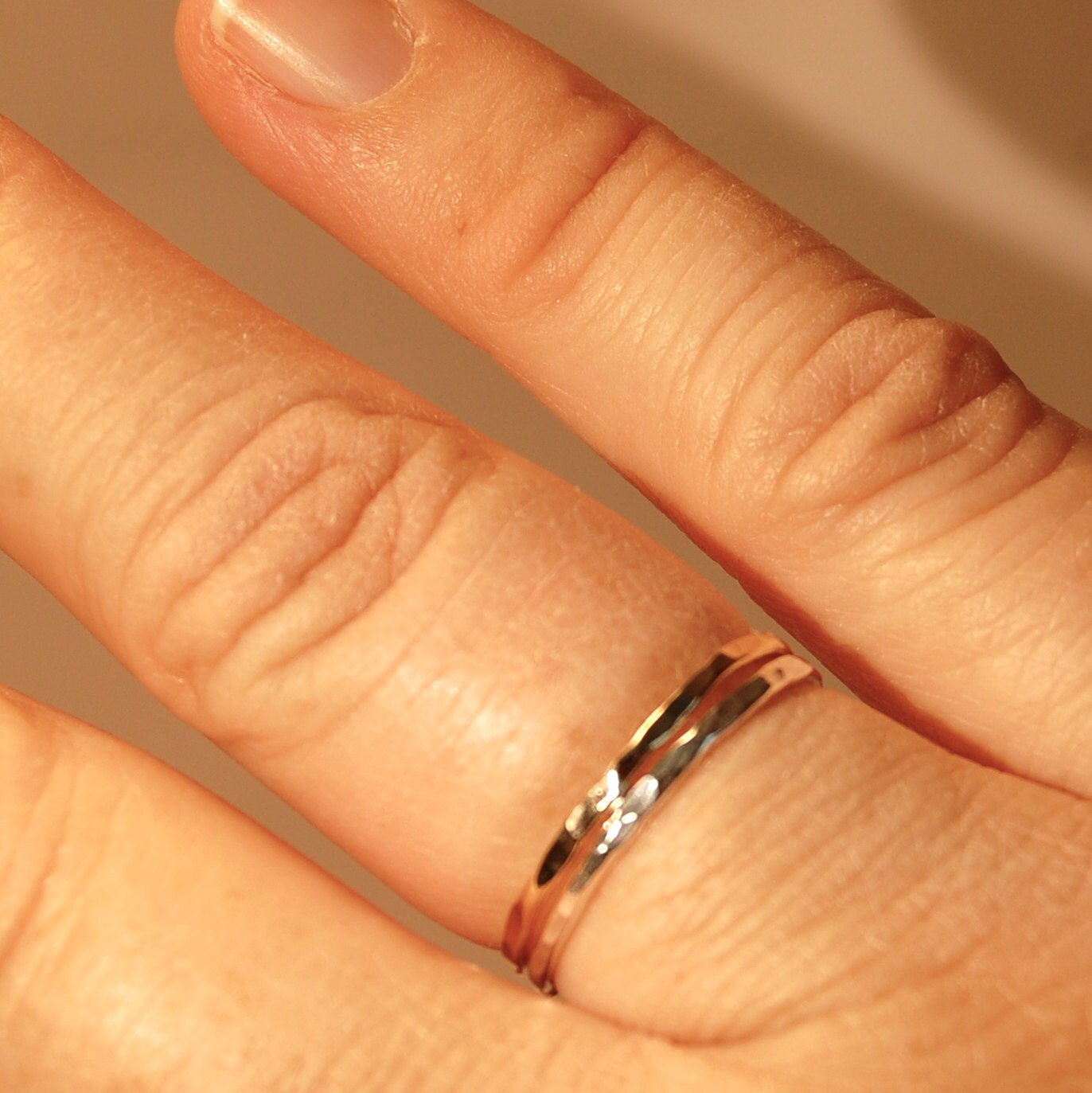 Super Thin Gold Stackable Rings Gold Filled Stacking Rings | Etsy