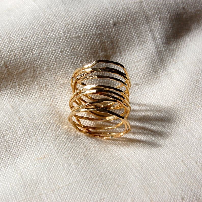 Random Wrapped Ring Wire Wrapped Ring 10 Day Ring Free - Etsy