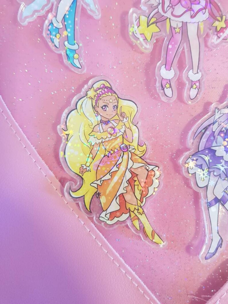 Star Twinkle Precure Holographic Pins | Etsy