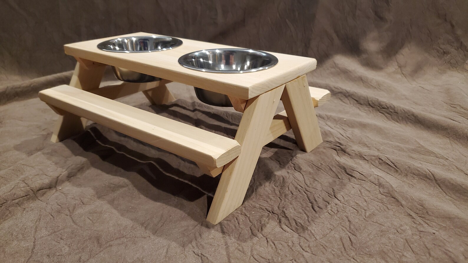 Cat Table, Elevated Feeder, Kitten Table, Picnic Table, Pet Feeder, Pet ...