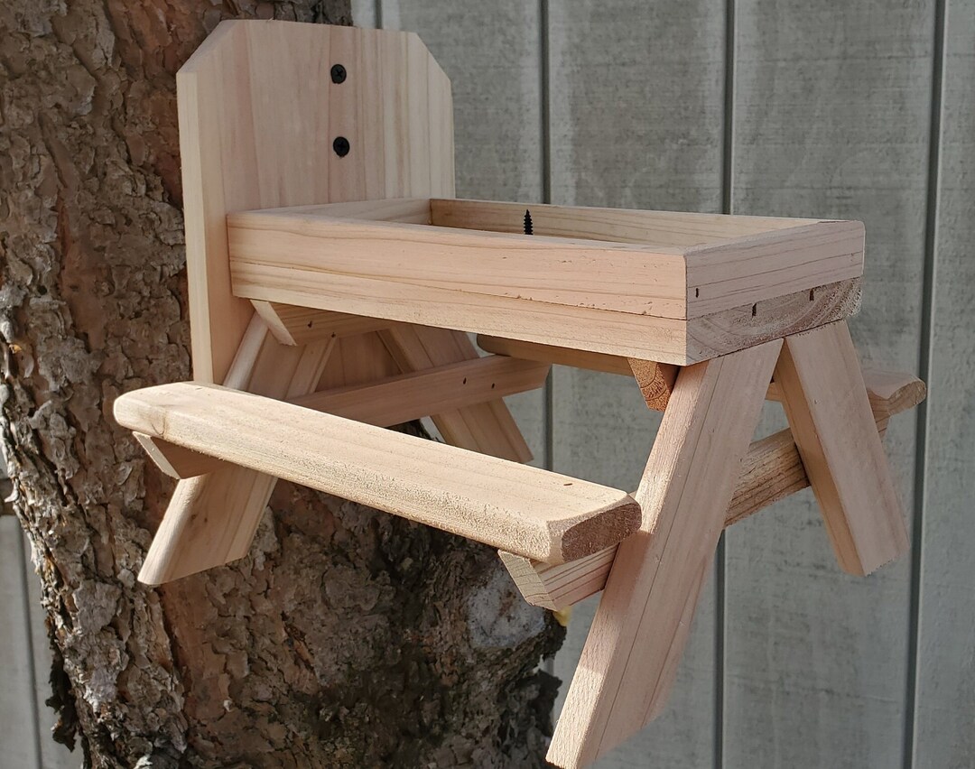 Squirrel Table - Squirrel Feeder - Bird Feeder - Pet Feeder Yard ...