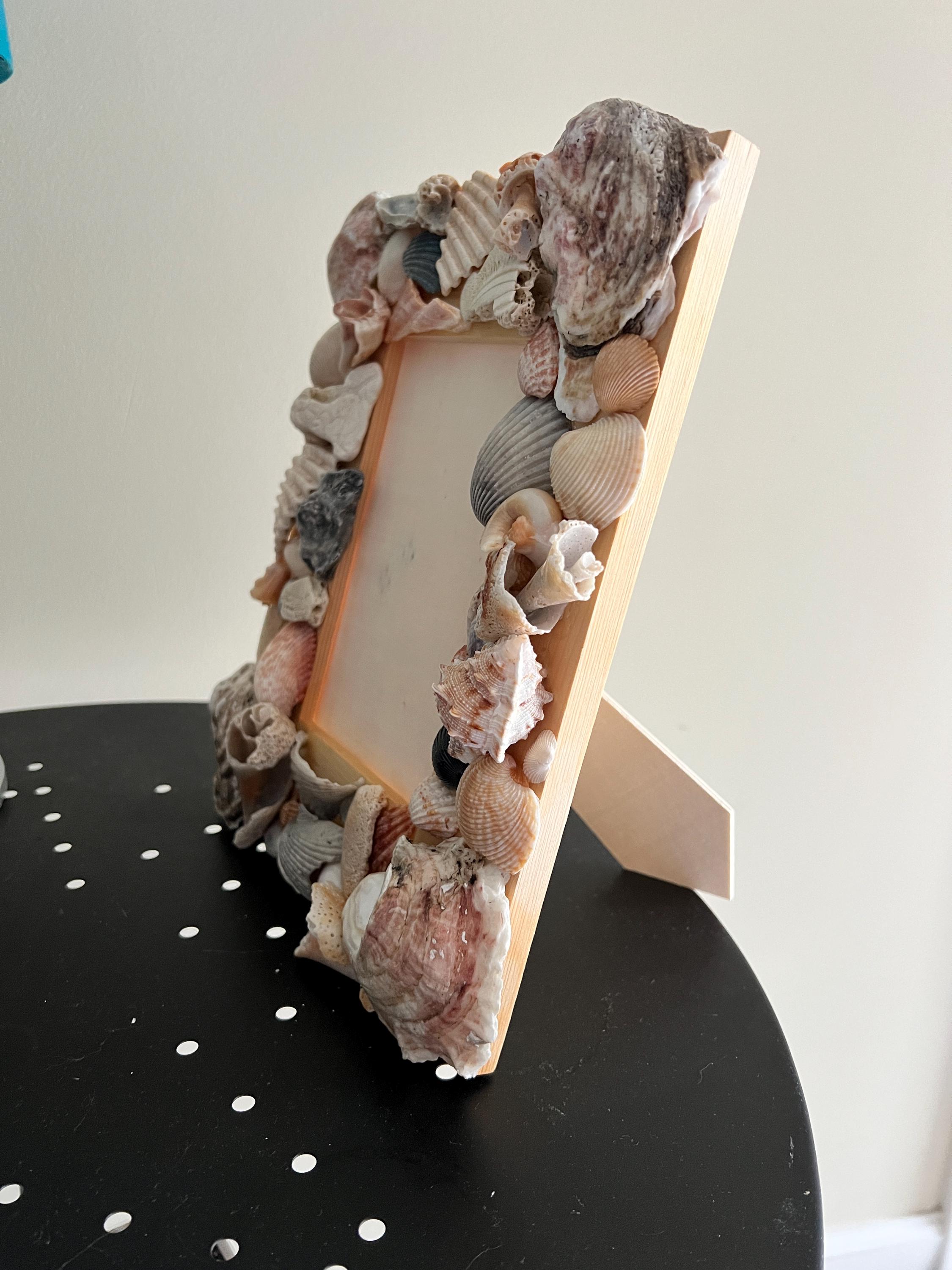 Beach Frame, Shell Frame, Beach Picture Frame, Seashell Frame, Picture ...