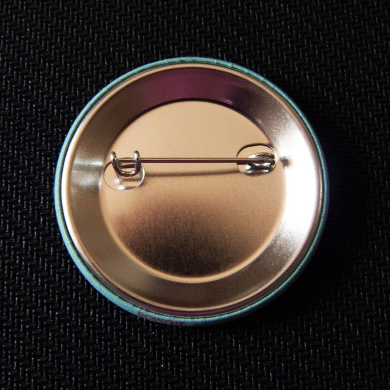 Pin Back Buttons Round 1.75" Cute Fun Animal or Robot Art, Backpack Pin ...