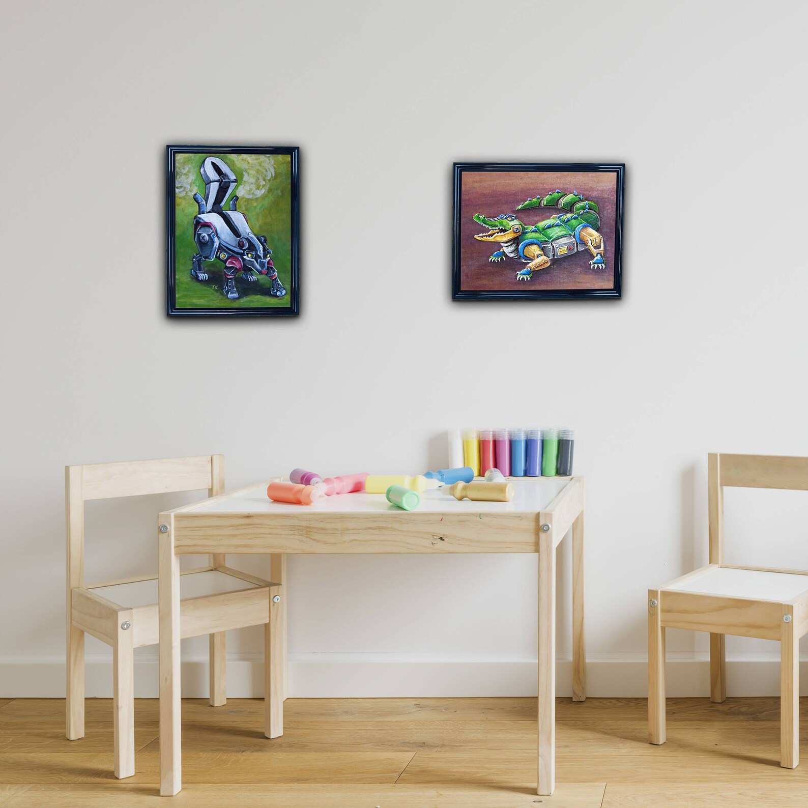 Robot Mech Alligator Crocodile Croc Retro Sci-fi Geek Steampunk Bright ...