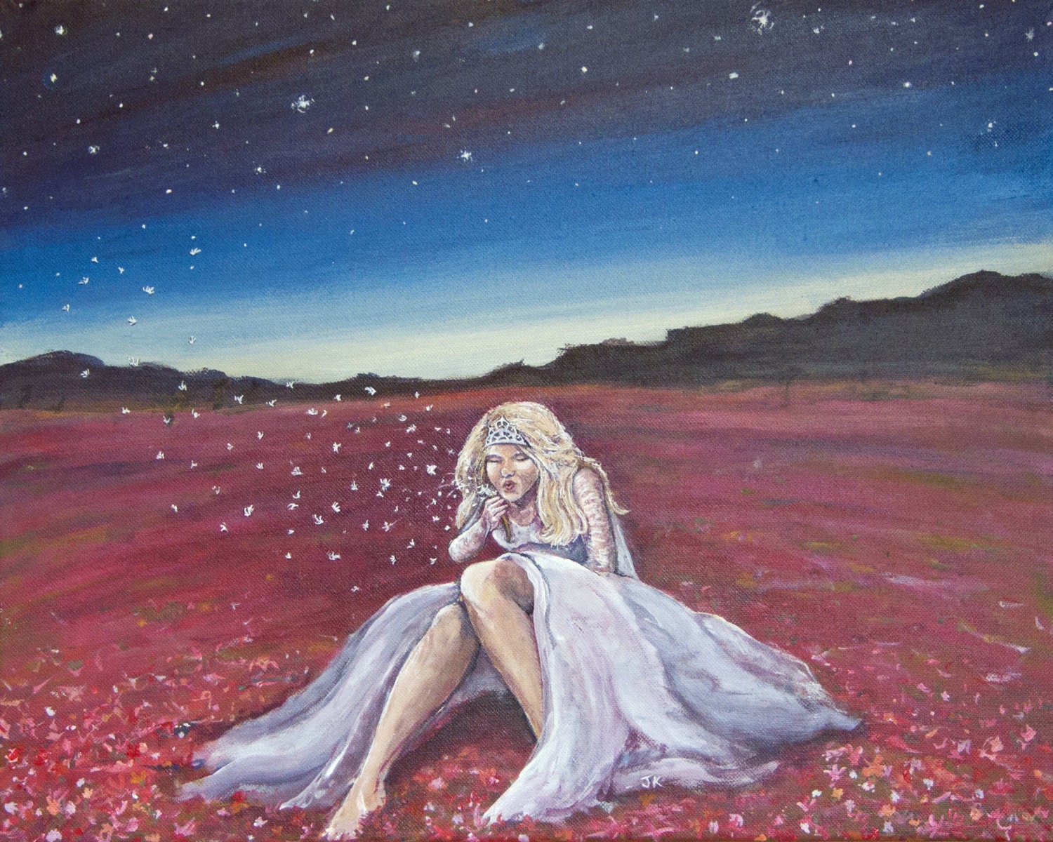 Made to Order Custom Commission Acrylic Painting Sci Fi Fantasy Horror ...