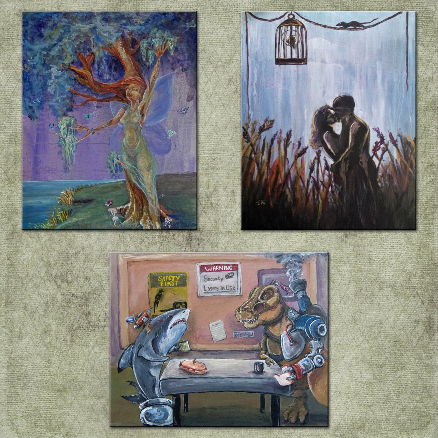 Art & Collectibles Painting Acrylic Custom Commission Art Made to Order ...