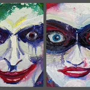 Joker Batman DC Comics Suicide Squad Splatter Drip Abstract Pop Art ...