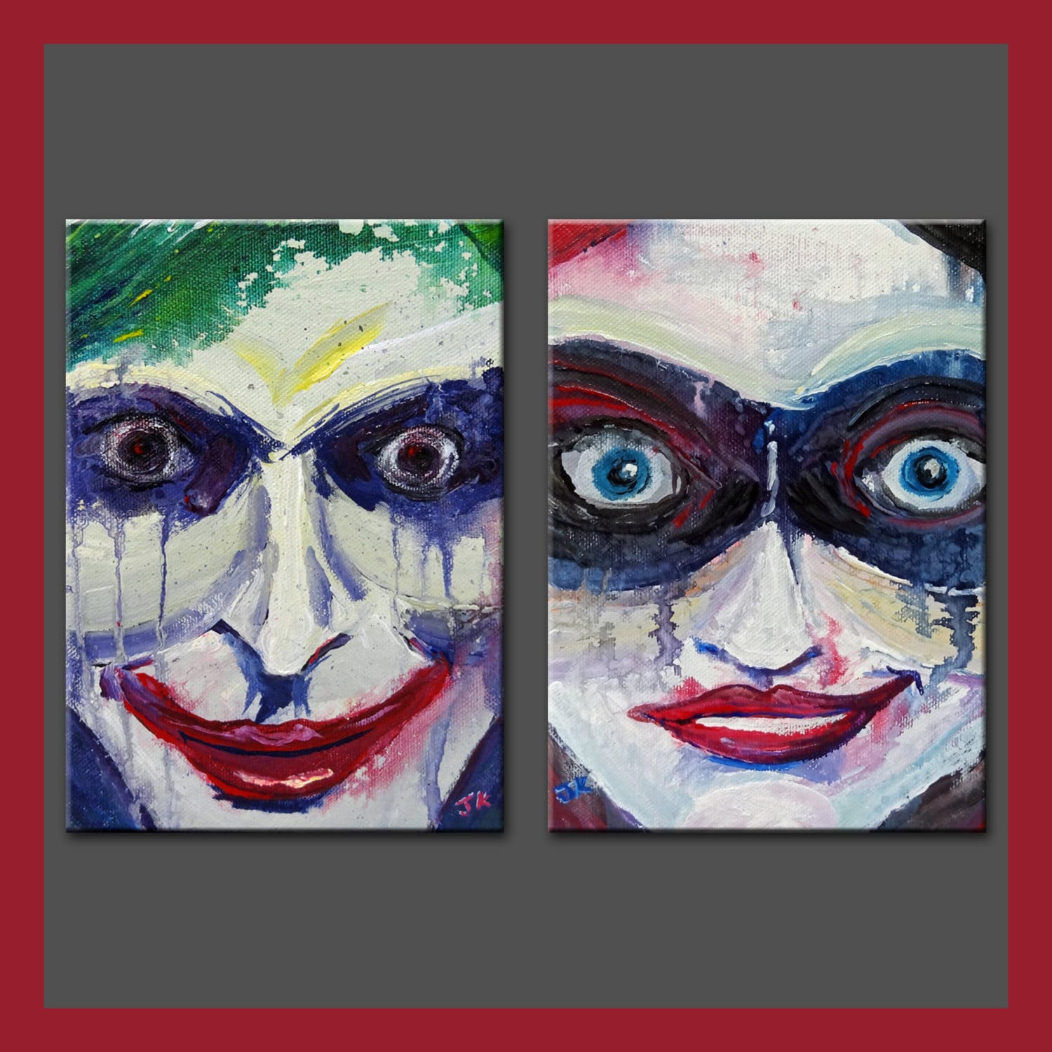 Joker Splatter Art