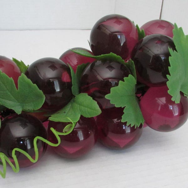 Lucite Grapes - Etsy