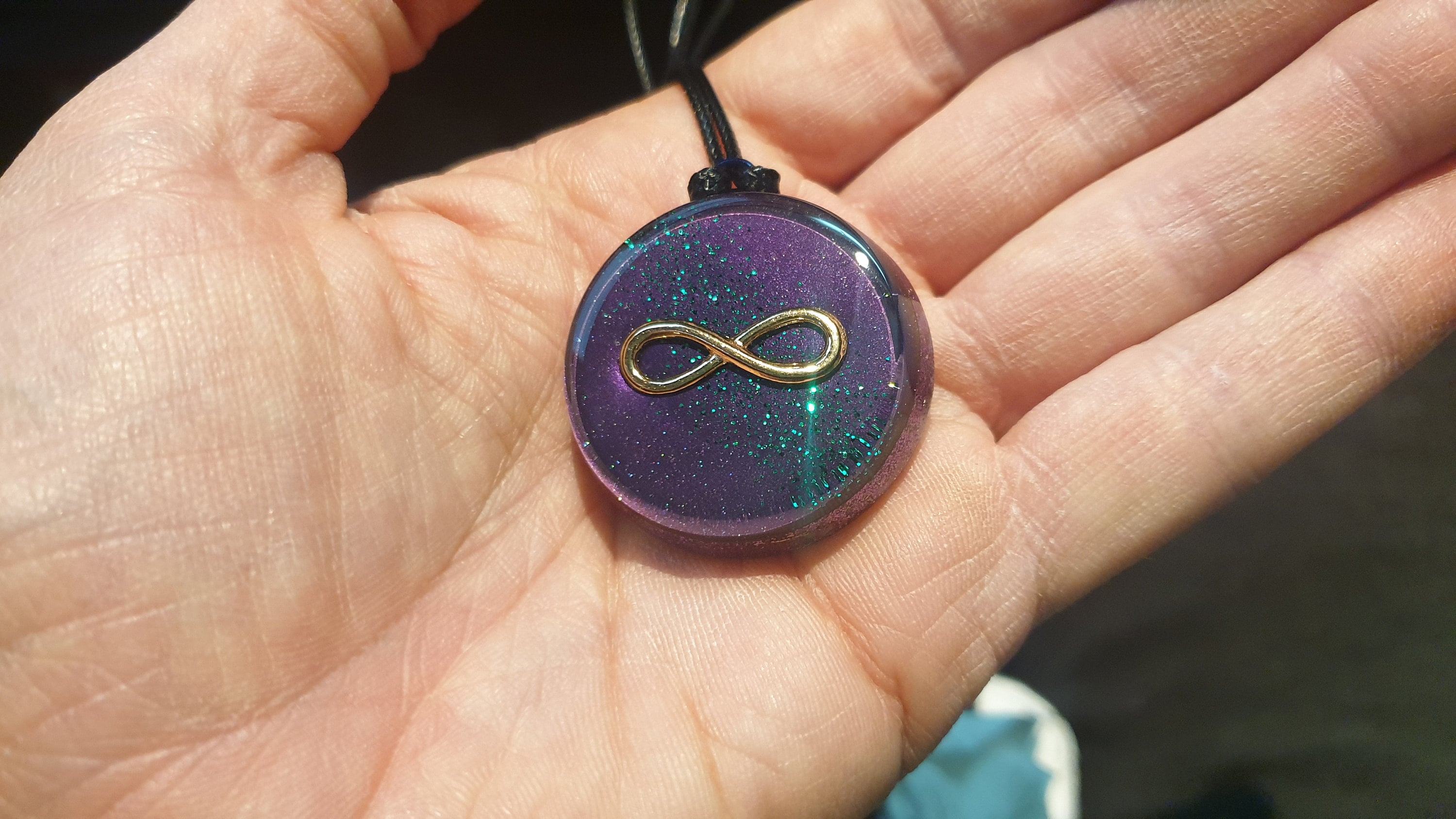 INFINITY Orgone Pendant Symbol of Perfection Order and Completeness - Etsy