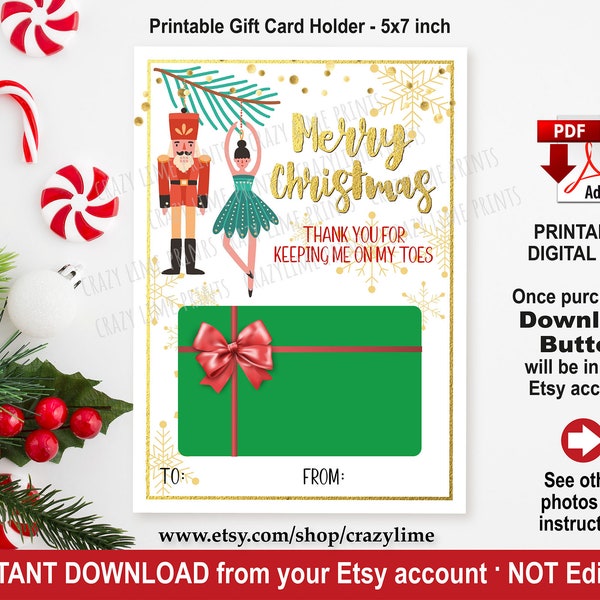 Dance Teacher Card - Etsy