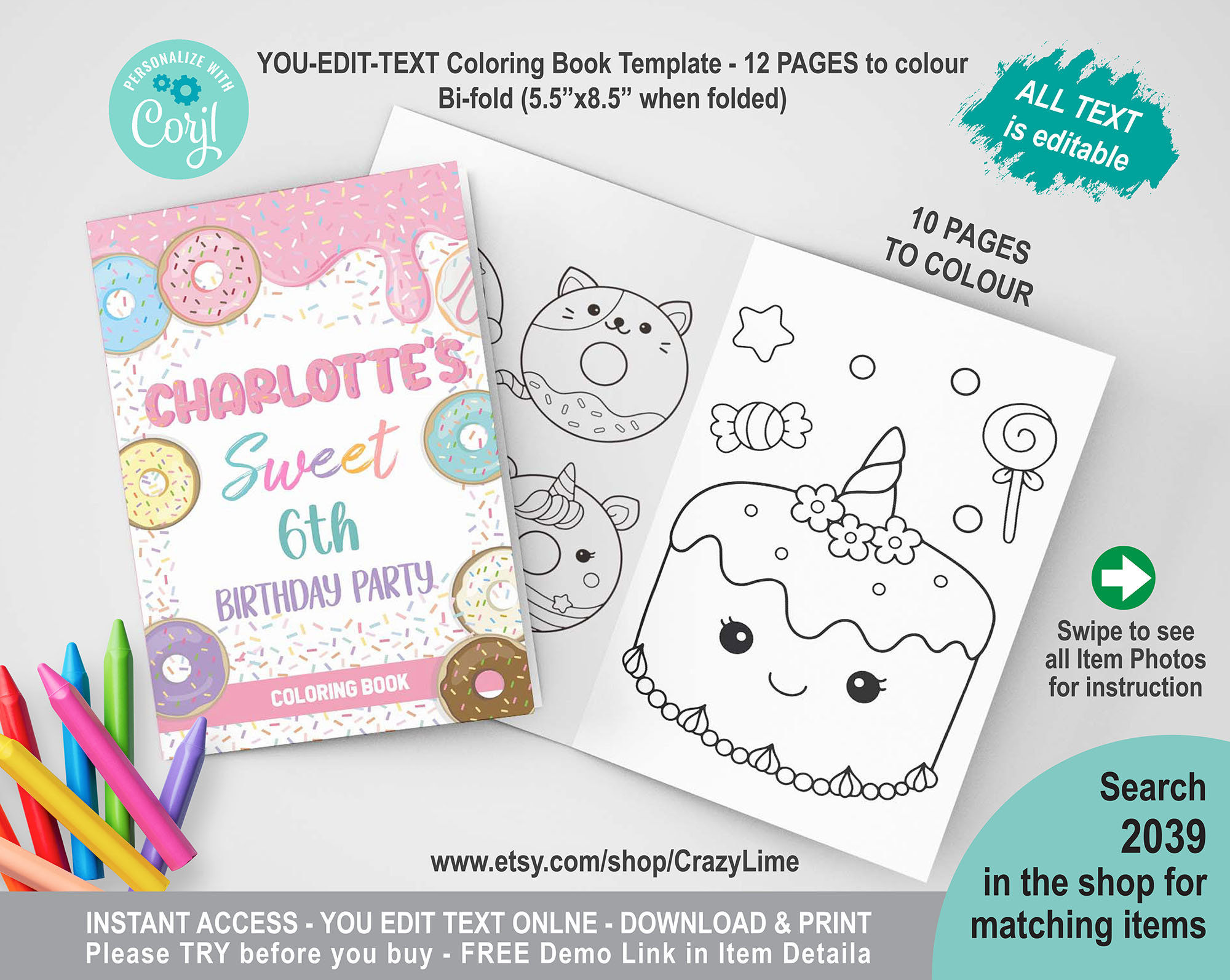 Folding Coloring - Etsy