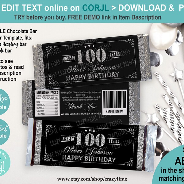 Personalized 100th Birthday - Etsy