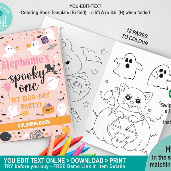 Mini Coloring Book - Etsy