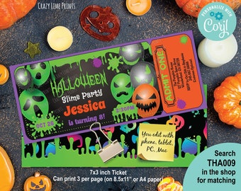 EDITABLE Slime Posters / Slime Shop / Slime Birthday Party / - Etsy