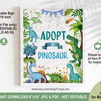 Delightful Dinosaurs Printable Banner, Dinosaur Banner, Printable Party ...